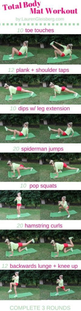 Total Body Home Workout (#LGFitmas Day 33) - 12/25 - Lauren Gleisberg