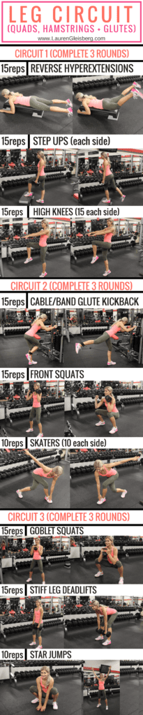 LEG CIRCUIT WORKOUT - Lauren Gleisberg
