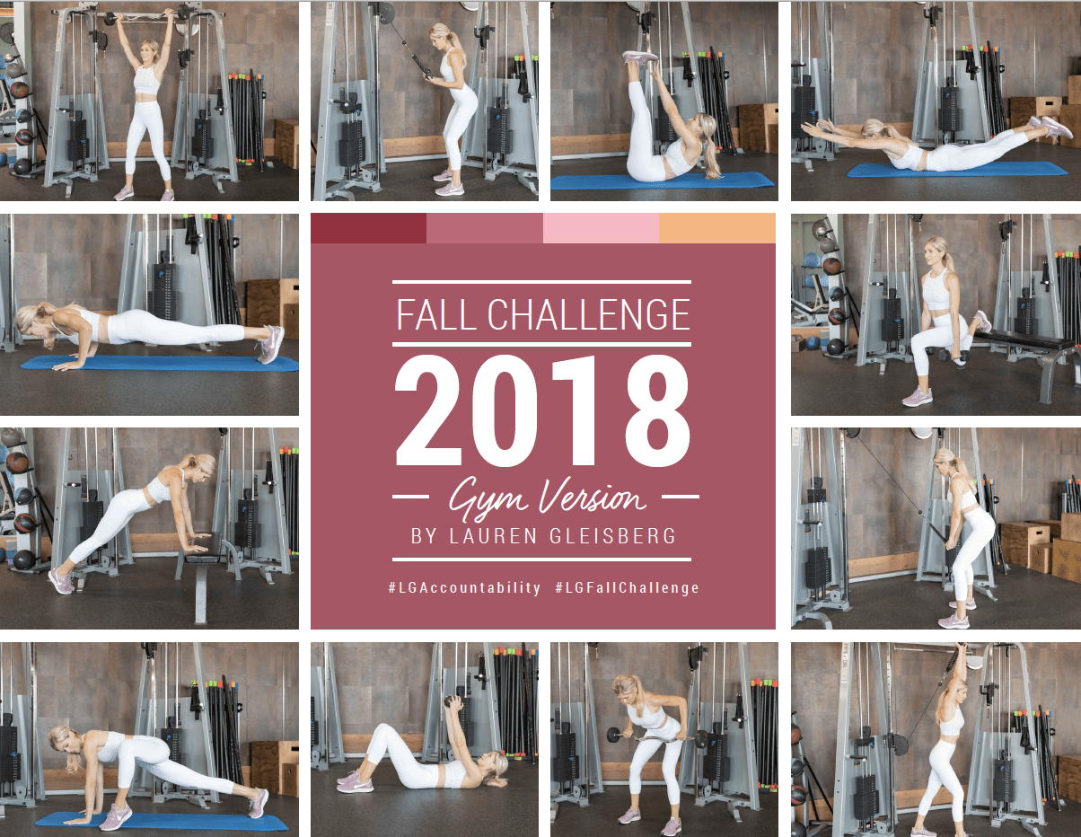 FALL CHALLENGE + GLUTE GUIDE - Lauren Gleisberg