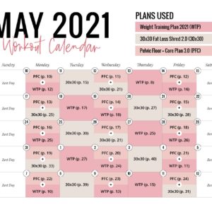 NEW Pelvic Floor + Core Plan 3.0 & May Workout Calendar - Lauren Gleisberg